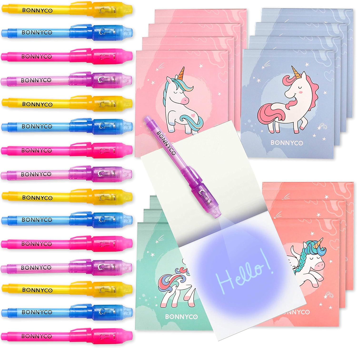 Stylo Encre Invisible avec carnet Licorne | lespetitsjouets